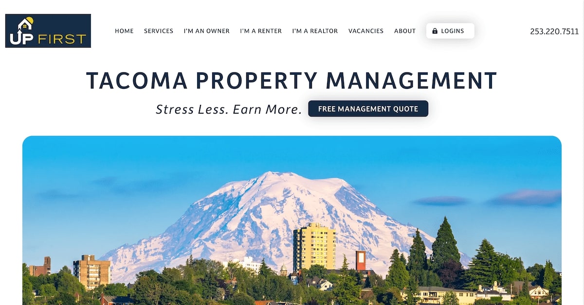 Tacoma Property Managers | Up First Management